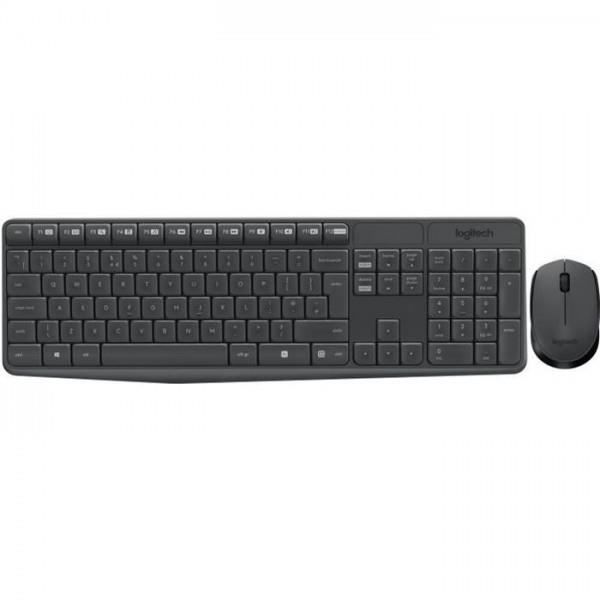 LOGITECH Ensemble Clavier Souris MK235 - Sans Fil - AZERTY - Récepteur USB 4,400000 - Cdiscount ...