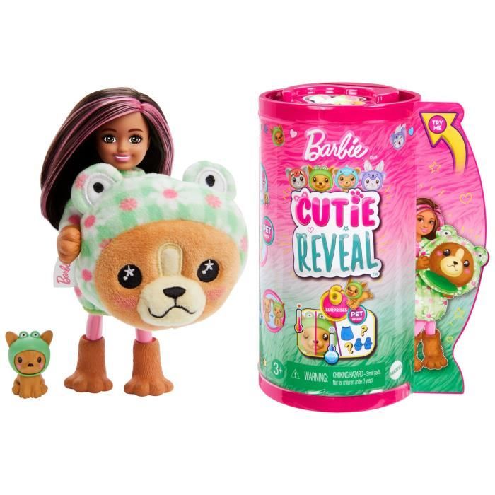 Coffret Barbie Cutie Reveal - MATTEL - Poupée Chelsea - Cheveux ...