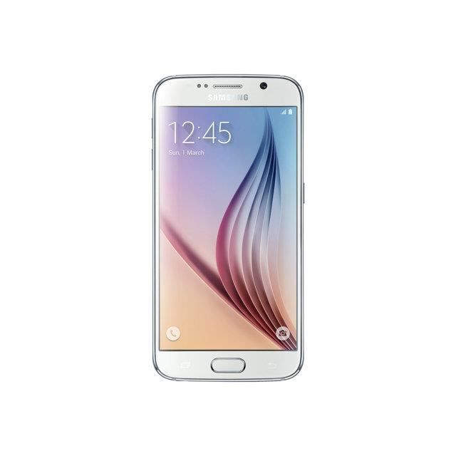 SAMSUNG G920 GALAXY S6 32GO Blanc - Cdiscount Téléphonie