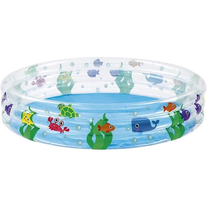 Bestway 51004 Piscine gonflable ronde Deep Dive 3 boudins 152 x 30 cm33 - Cdiscount Jeux - Jouets