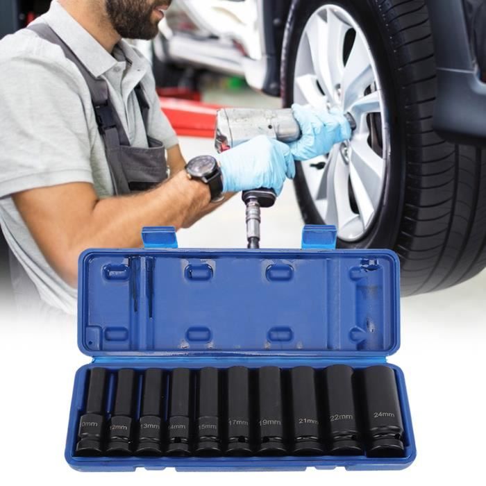 Douille à choc - SURENHAP - Ensemble de 10 pièces - Acier au chrome ...