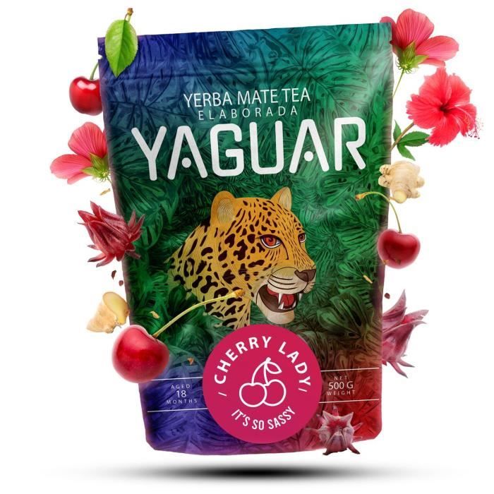 Yerba Mate Yaguar Cherry Lady Thé Fruite 500g - Cdiscount Au quotidien