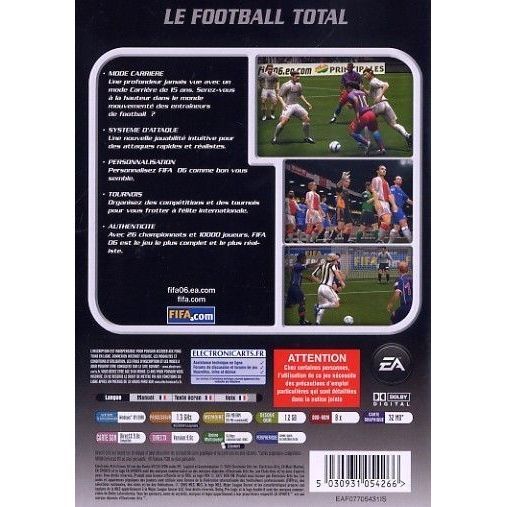 FIFA 06 / PC DVD-ROM - Cdiscount Jeux vidéo