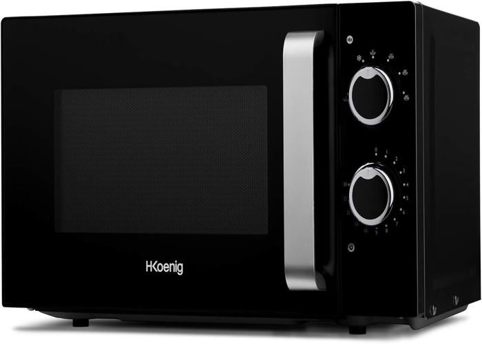 Micro-Ondes Compact Design 20L Vio8 Noir Puissant 700W,Plateau Tournant ...