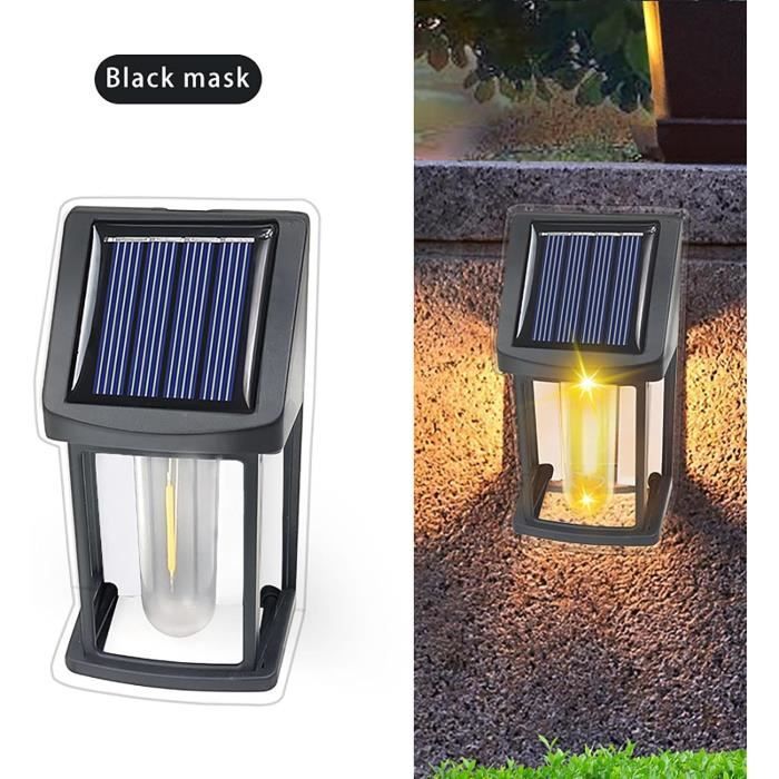 Appliques Murales Extérieures Solaires - Lampes Solaires Décoratives Pour Clôture Avec Capteur ...