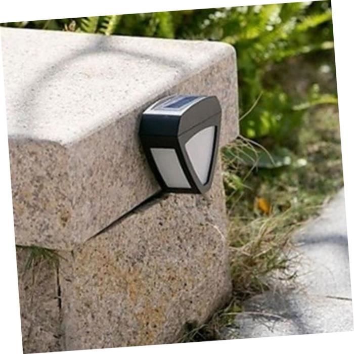 2 Pièces Applique Murale Extérieure Lumière De Clôture Solaire Lumières ...
