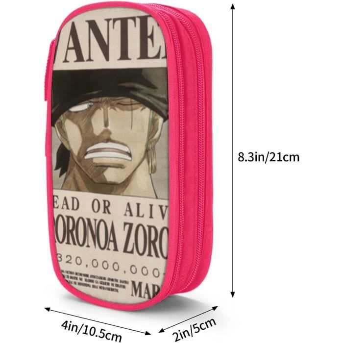 Trousse One Piece Roronoa Zoro Bounty Rose - One Piece - Etui à stylo ...