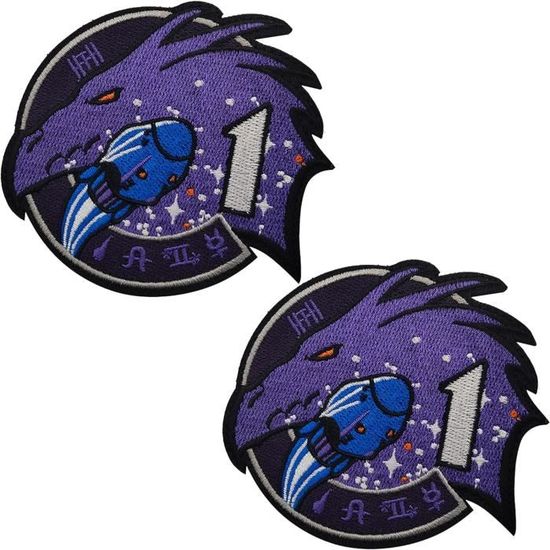 Patchs De Mission Nasa Spacex Crew Dragon Brodé Morale Tactique Patch À ...