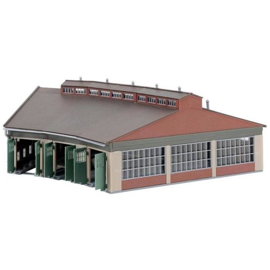 Hangar à couronne - Faller - 231716 - Bois massif - Avec fenêtre ...