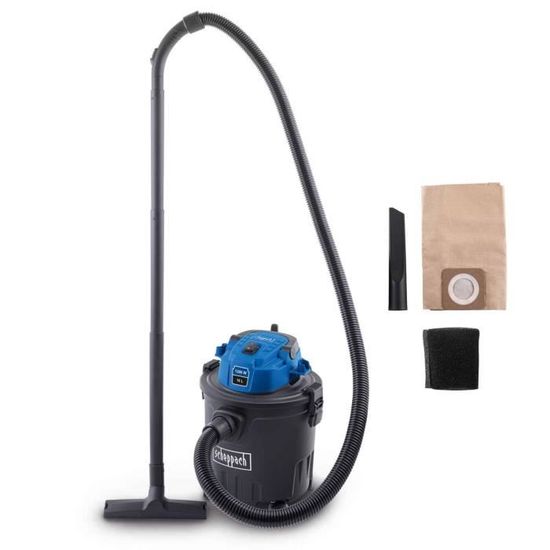 Aspirateur eau et poussière VC16 - 1200 W - Cuve plastique 16L - SCHEPPACH - Cdiscount Bricolage