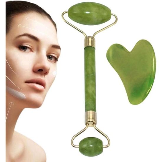 Gua Sha Outils Pour Le Visage Rouleau Rafraîchissant Pour Le Visage