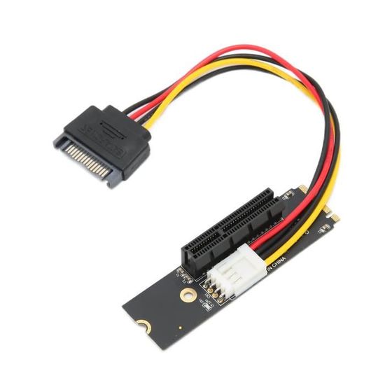 TMISHION Carte Riser M.2 vers PCI‑E X4 Carte Riser NGFF vers PCI-E M.2 vers PCI-E 4X Capacité ...