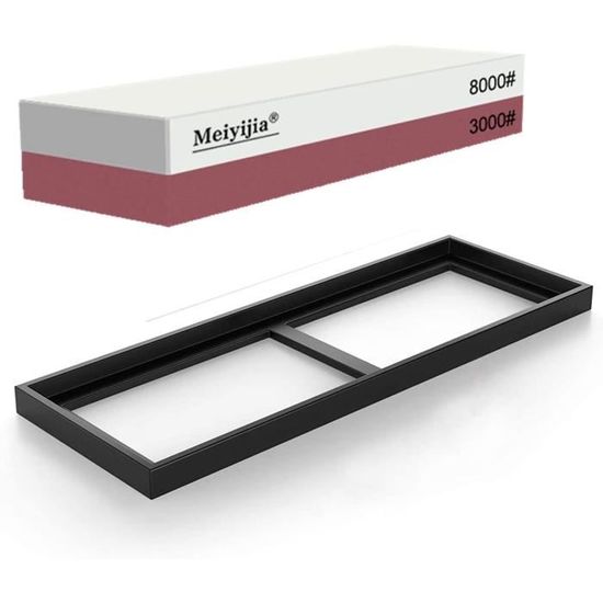 Pierre À Eau De Corindon Blanche Hautement Qualifiée,3000-8000 Grit, 2 En 1 Pierre À Aiguiser ...