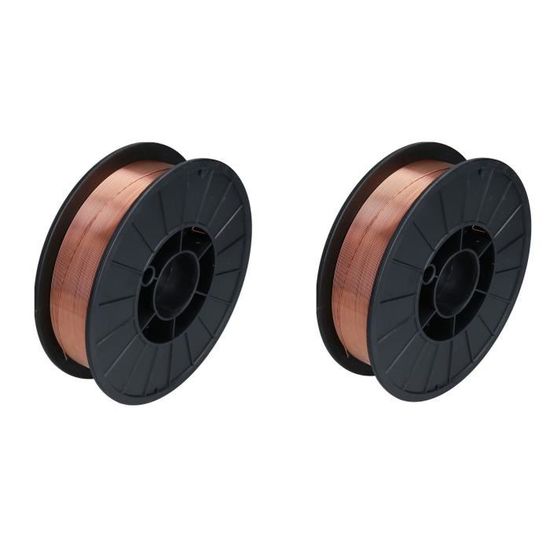 Lot de 2 bobines de fil à souder MIG en acier doux 0,8 mm… - Cdiscount ...
