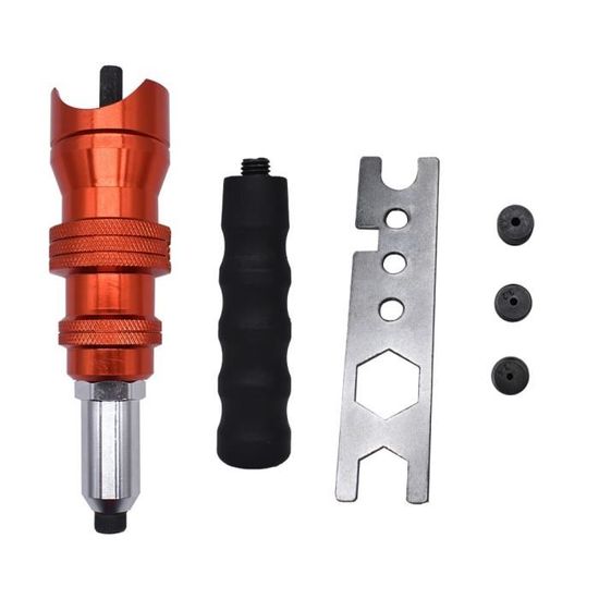 RIVEUTEUSE,SET-A--Perceuse électrique sans fil, mise à niveau du pistolet de rivetage 2.4mm 4 ...
