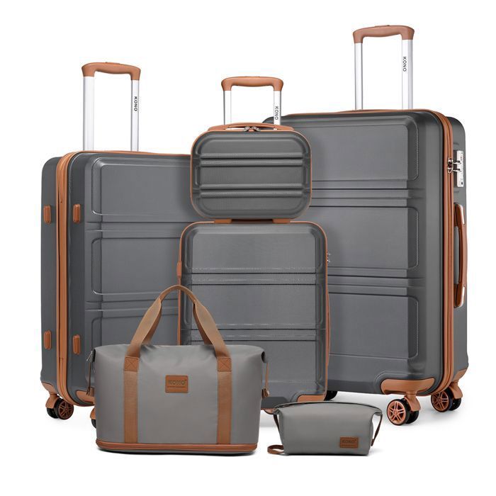 Kono Set de 6 Valises de Voyage Ensemble de Valise (28/51.5/65/75cm ...