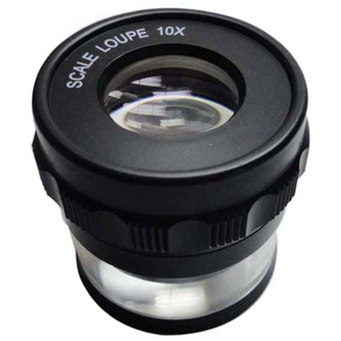Loupe de Mesure 10X avec Support et Échelle de Précision - Cdiscount ...