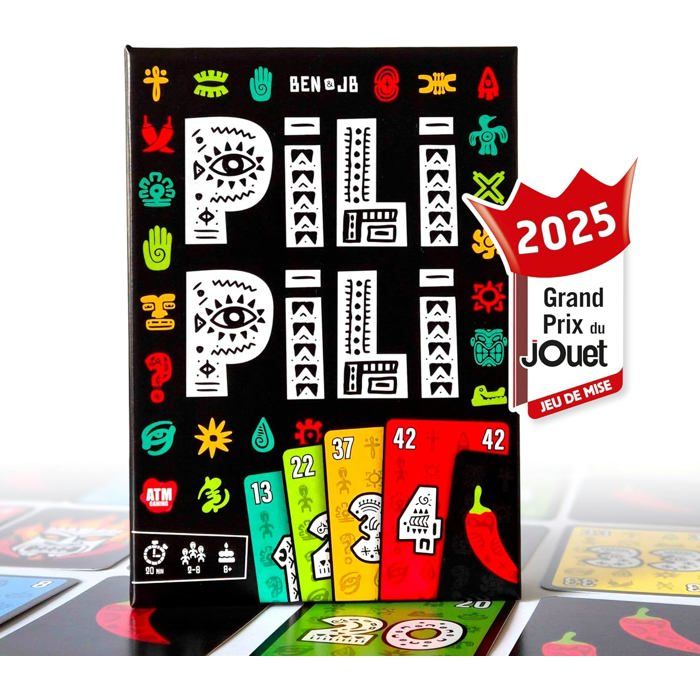 PILI PILI Jeu de Cartes Tactique et Ambiance, Vainqueur Grand Prix ...