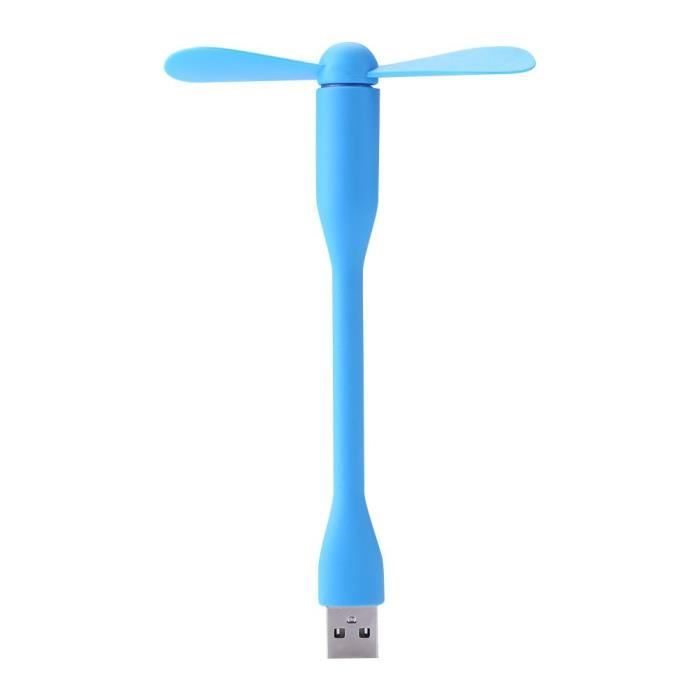 Bleu - Mini ventilateur USB Flexible et pliable,pour Power Bank, ordinateur Portable, chargeur ...