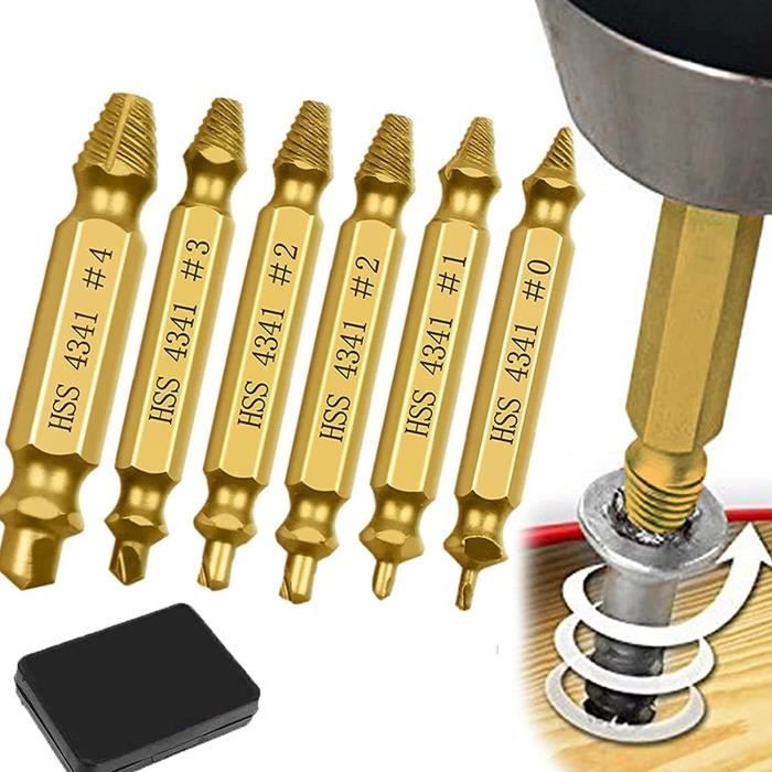 Extracteur de vis endommagées, 6 différents types d'extracteurs de vis ...