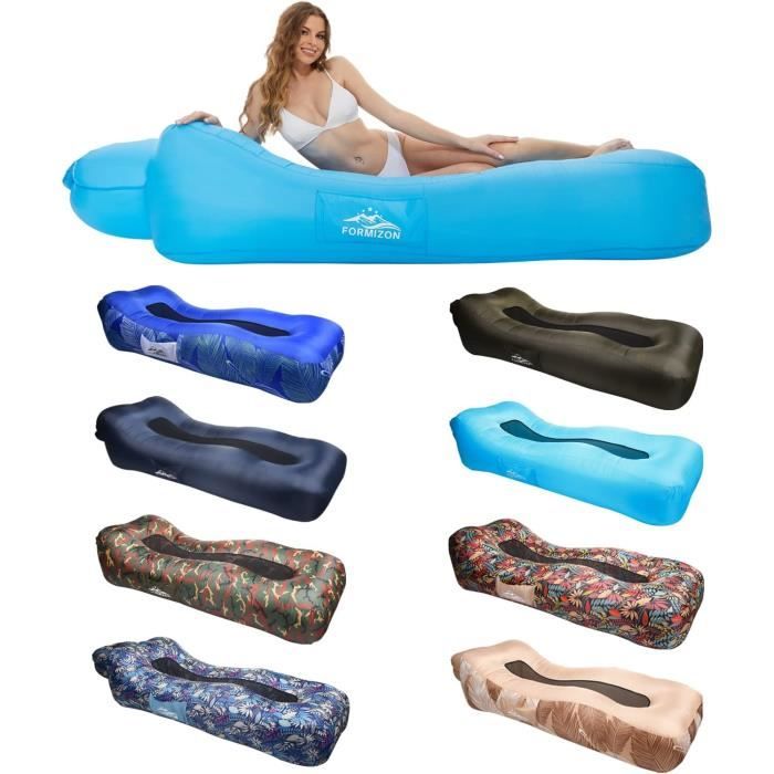 Sofa Gonflable Camping, Portable Etanche Hamac Gonflable, Eau Et Terre ...