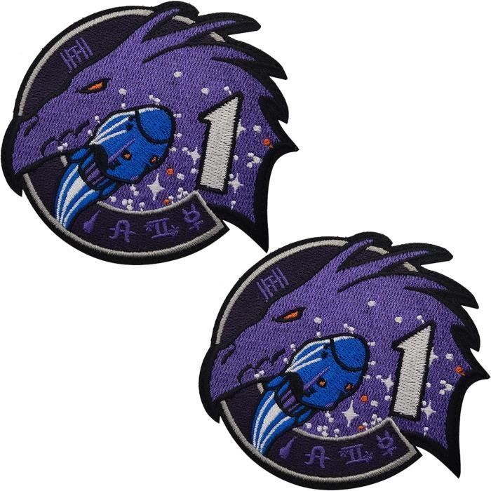 Patchs De Mission Nasa Spacex Crew Dragon Brodé Morale Tactique Patch À ...