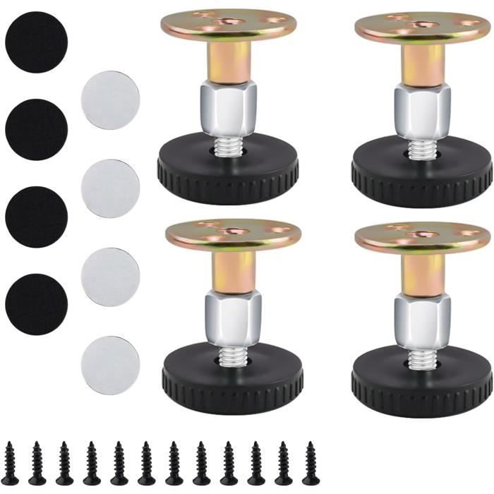 Pied Réglable pour Meuble - Niveau et Stabilité Garantis - Lot de 4 ...