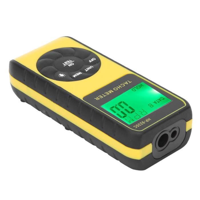 Fdit tachymètre moteur Tachymètre numérique sans contact portable Tacho ...