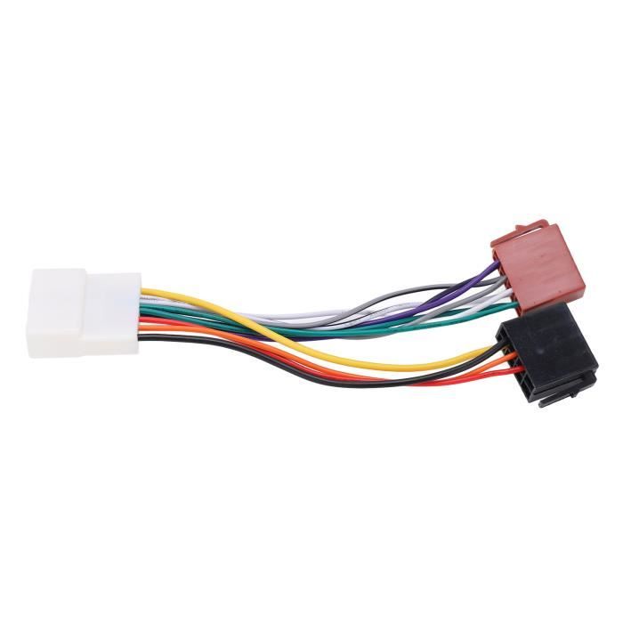 Cikonielf Faisceau de câblage d'autoradio Câble Stéréo de Voiture ...