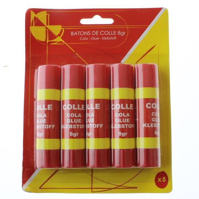 Lot de 5 bâtons de colle 8gr - Cdiscount Beaux-Arts et Loisirs créatifs