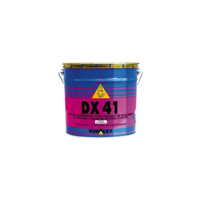 Peinture base pliolite dx41 ton pierre 15l - DURALEX - Blanc - Très ...
