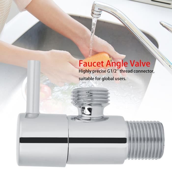 Fdit valve d'angle de robinet 1Pc salle de bains contrôle de l'eau ...