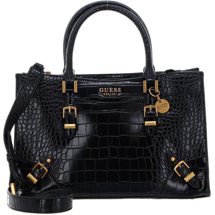 GUESS Didi Society Satchel Black [218005] - sac à main sac a main noir ...