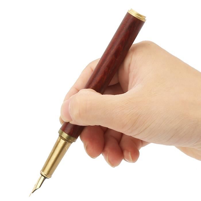 Stylo Plume Bois De Santal Rouge Stylo 'écriture Papeterie Stylo ...