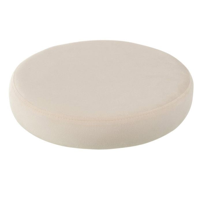 Galette de Chaise Ronde "Assise" 34cm Blanc - Cdiscount Maison