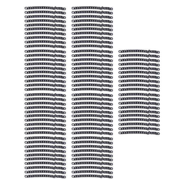 Qiilu maillon de chaîne gourmette Chaîne gourmette en aluminium de 10 m ...