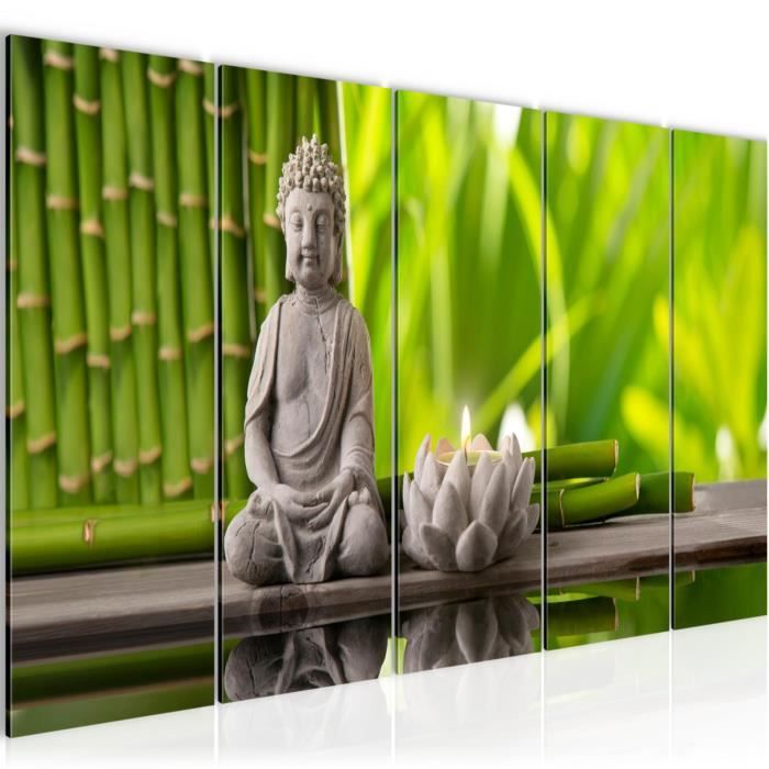 Runa art Tableau Décoration Murale Bouddha Feng Shui 200x80 cm - 5 ...