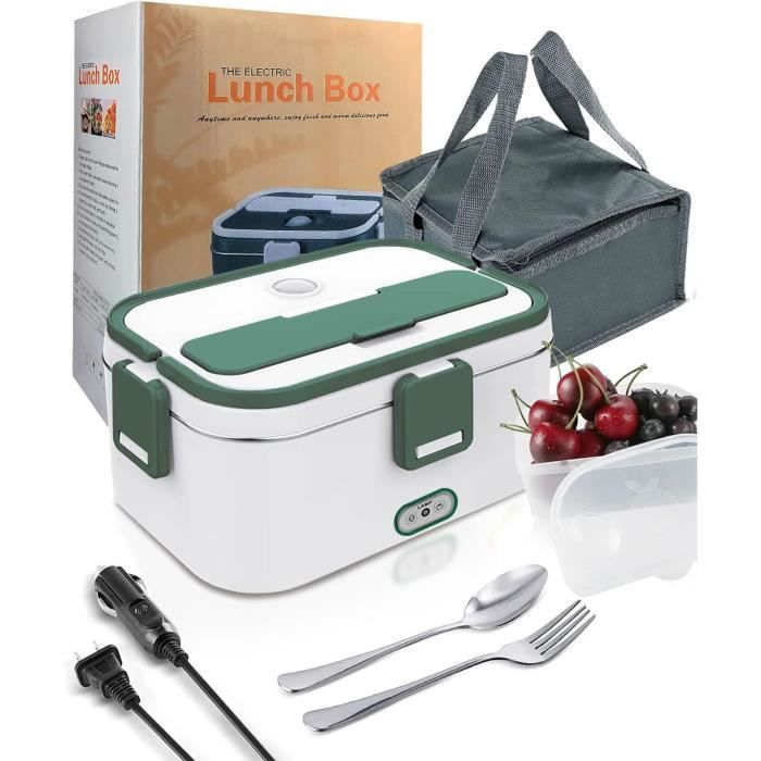 Lunch Box Chauffante Électrique,2023 Mise À Niveau 1.8 L 60W Grande ...