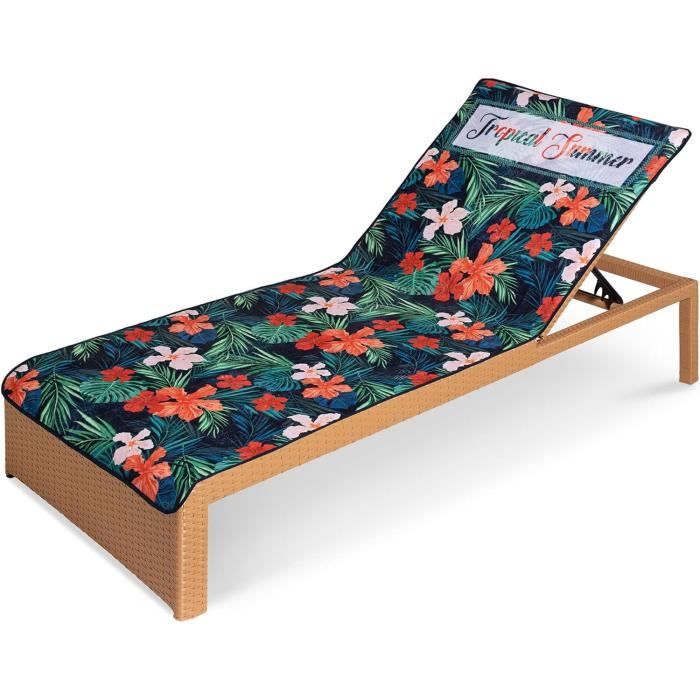 Homelevel Housse Chaise Longue - Protection Chaise De Jardin 75 X 200 ...