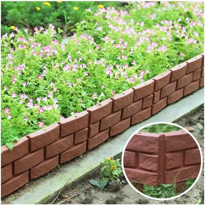 Bordure De Plate-Bande De Pelouse, Bordure De Jardin en Plastique ...