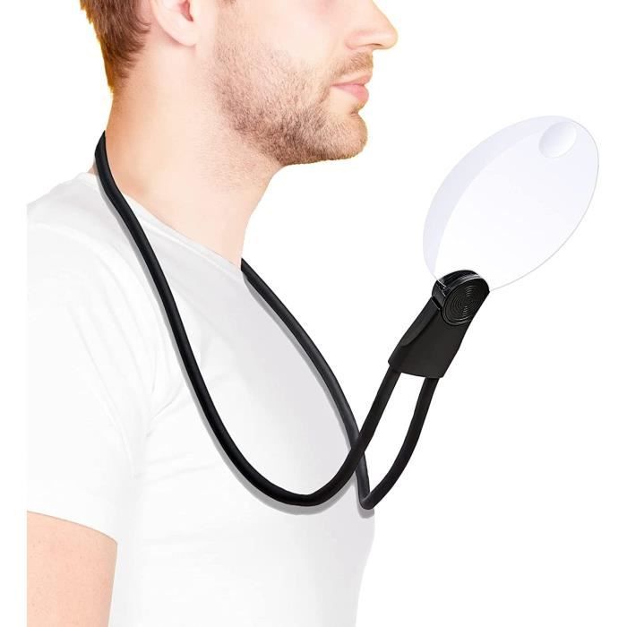 Loupe 3 en 1 mains libres et portative - SSS - SZSMD - Grossissement 300% - Lecture, inspection ...