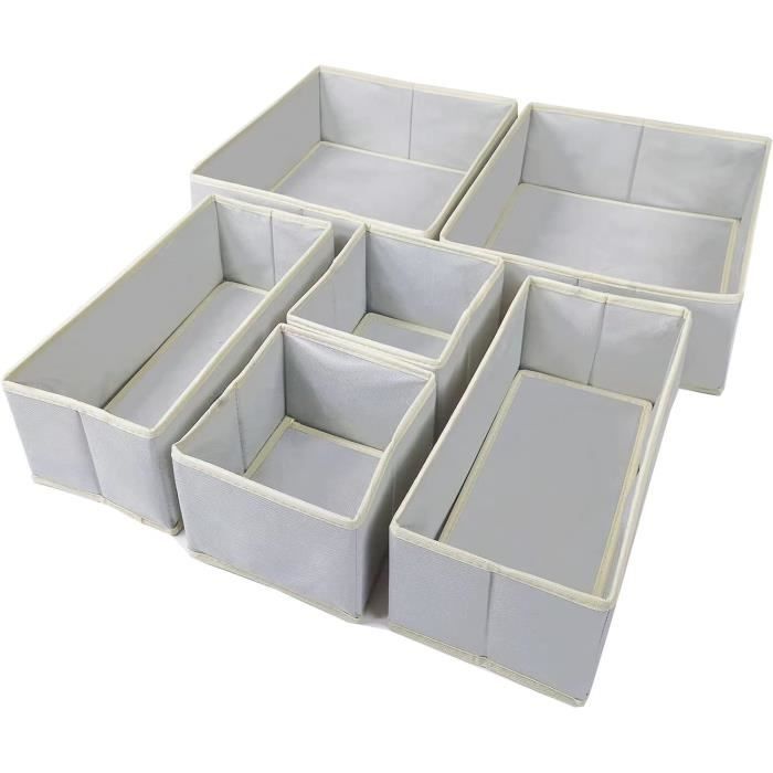 Boite rangement, 6 pliable organisateur, caisse rangement, panier ...