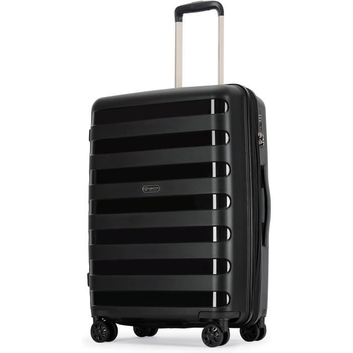 Bagage avec 4 roues doubles pivotantes, léger et solide, valise à main ...