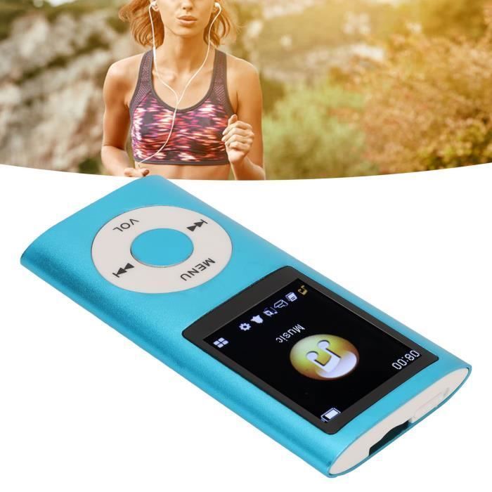 FHE Lecteur MP4 portable Lecteur MP4 élégant multifonctionnel sans perte de son écran LCD 1,8 ...