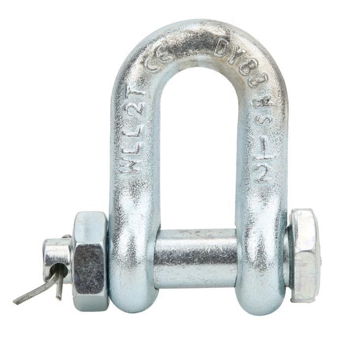 YOSOO Manille de levage Type d'arc galvanisé d'acier allié résistant de ...