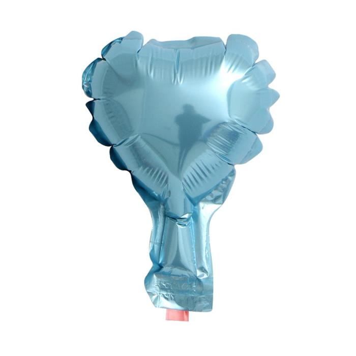 BALLON DECORATIF,light blue heart--Lot de 50 ballons multicolores en ...