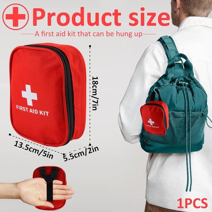 Mini Trousse Premier Secours 51 Pièces,dellyy Trousse de Secours Complete,Kit Premier Secours en ...