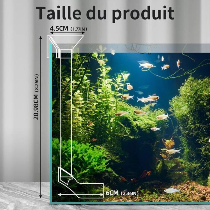 Tube d'alimentation Assemblé, Tube d'alimentation pour Aquarium, Deux ...