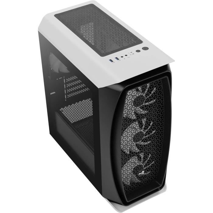 Aerooneminifrost,Boîtier Pc Micro Atx,4 Ventilateurs,2 Panneaux,Blanc ...