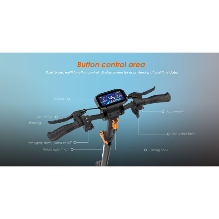 KuKirin G2 PRO - Trottinette électrique - Moteur 600W - Batterie 48V 15 ...